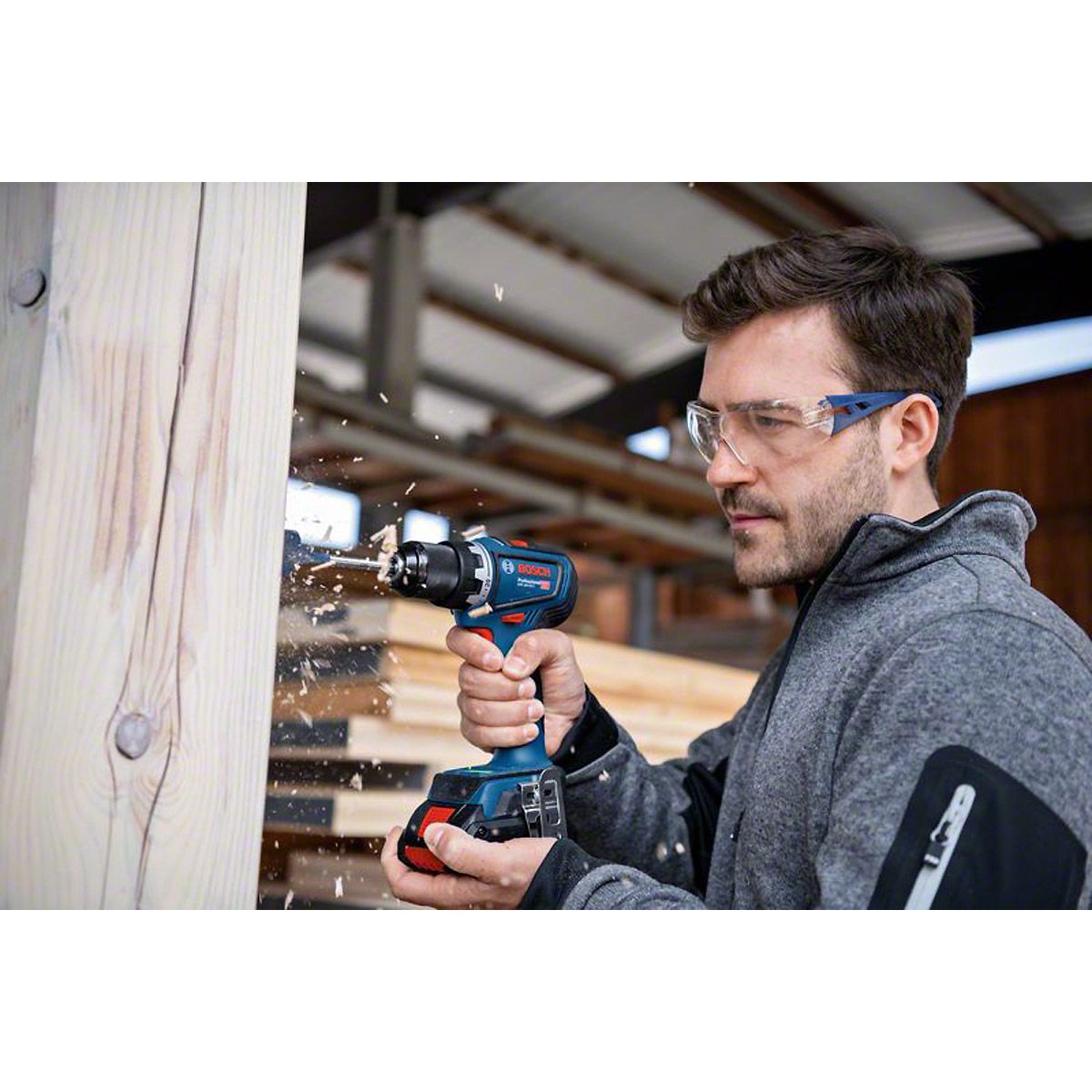 Bosch Akku-Bohrschrauber GSR 18V-90 C mit L-BOXX | 06019K6002BO
